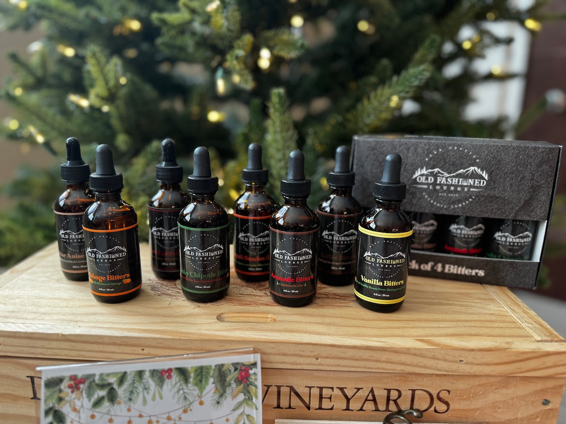 Craft Bitters Whiskey Sampler Set of 4 - Etsy