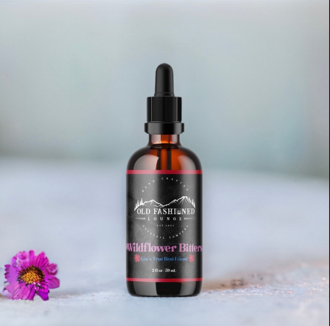 Wildflower Cocktail Bitters Mixology Bottle - Etsy