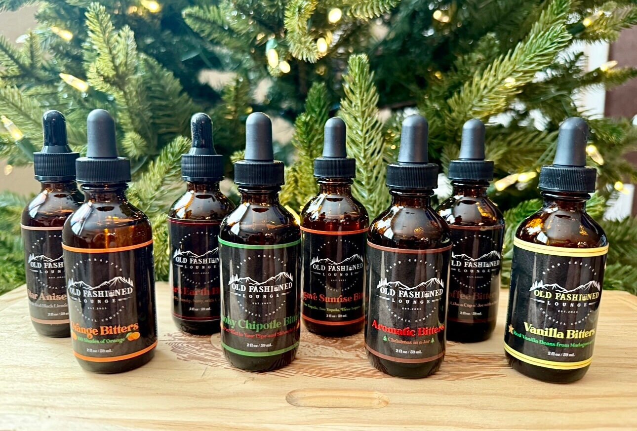 Whiskey Sampler Bitters Set of 4 Mixology Bottles - Etsy