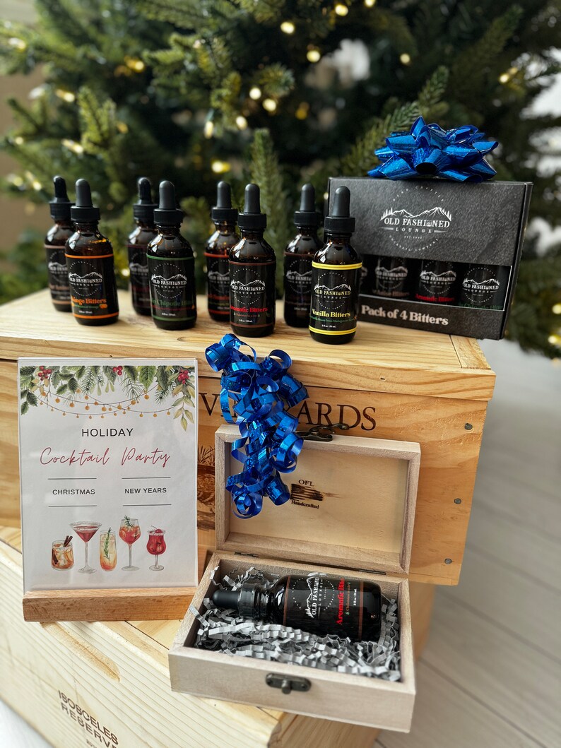 Craft Bitters Whiskey Sampler Set of 4 - Etsy