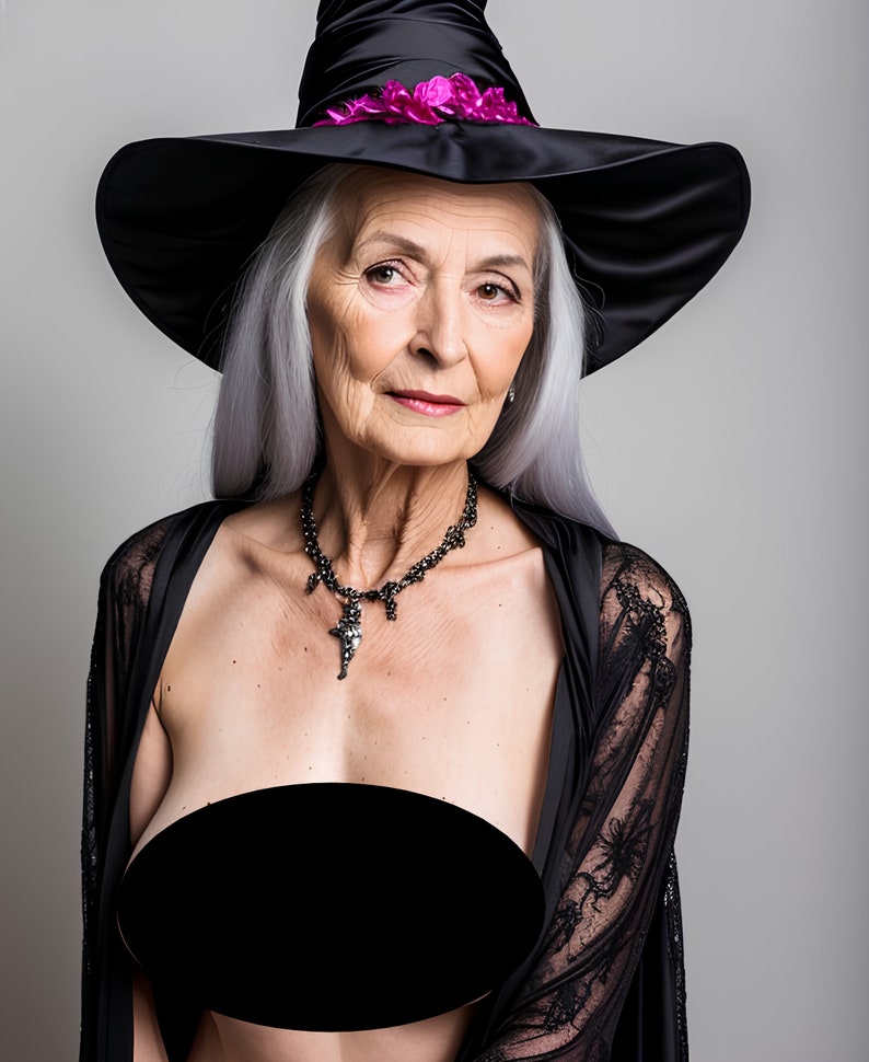 Erotic Witch MILF Granny Photography: Captivating Illustrations of Mature Women Over 50-60 ...