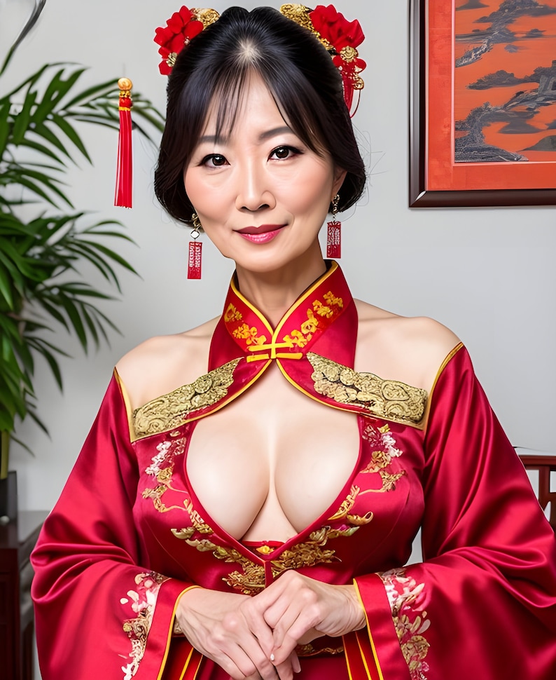 Erotic Chinese MILF Photography: Captivating Illustrations of Mature Women Over 50 Chinese Women ...