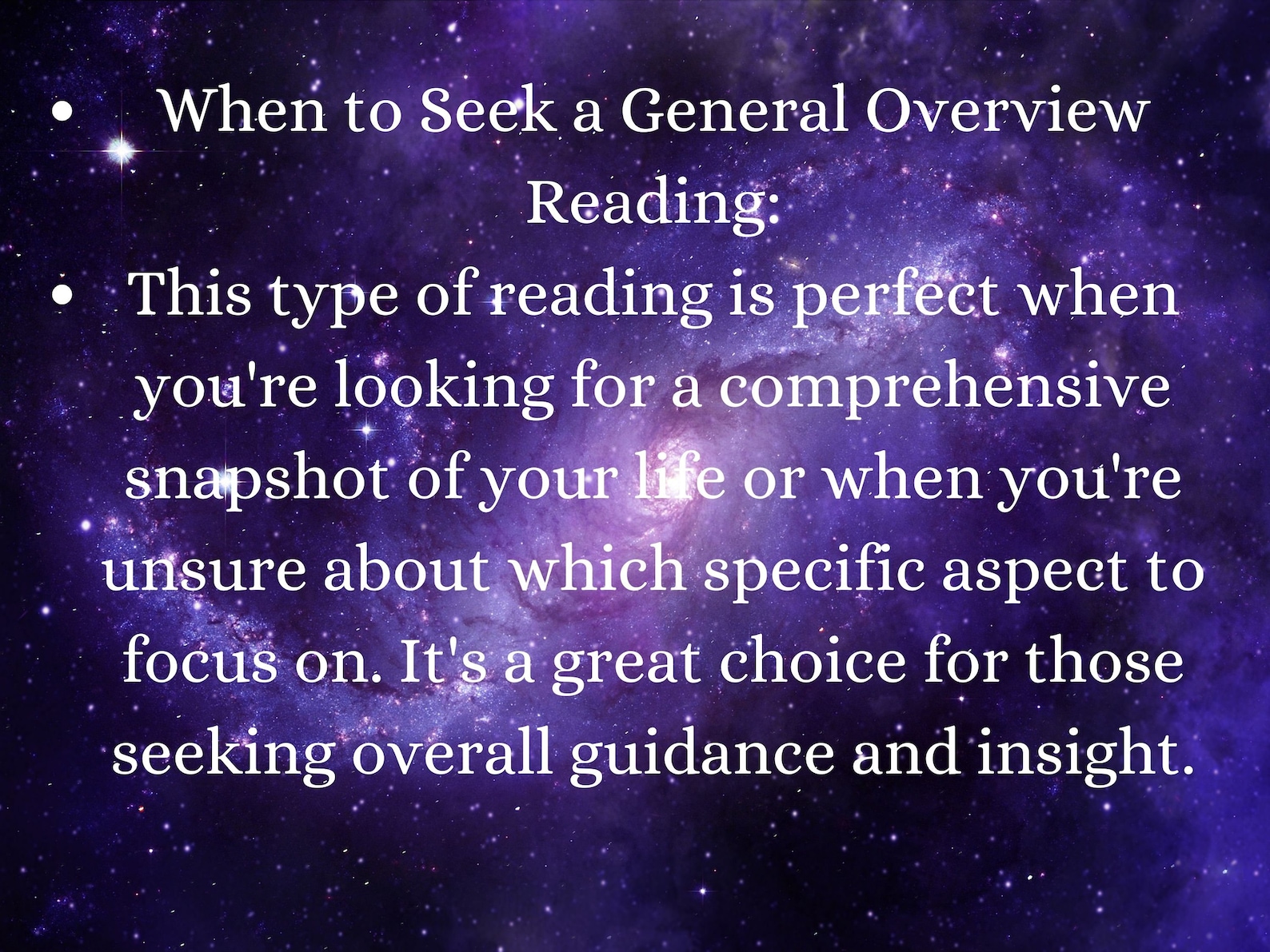 General Tarot Reading General Overview Tarot Reading - Etsy