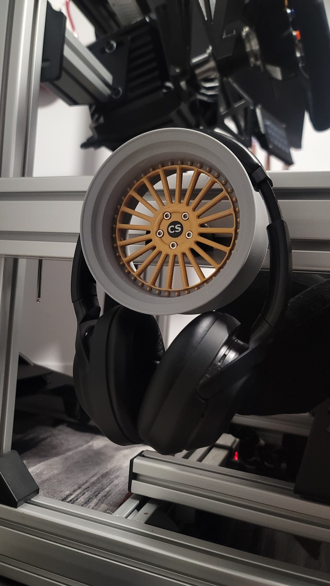 BUC Wheel Headphone Holder for Sim Rig - Etsy