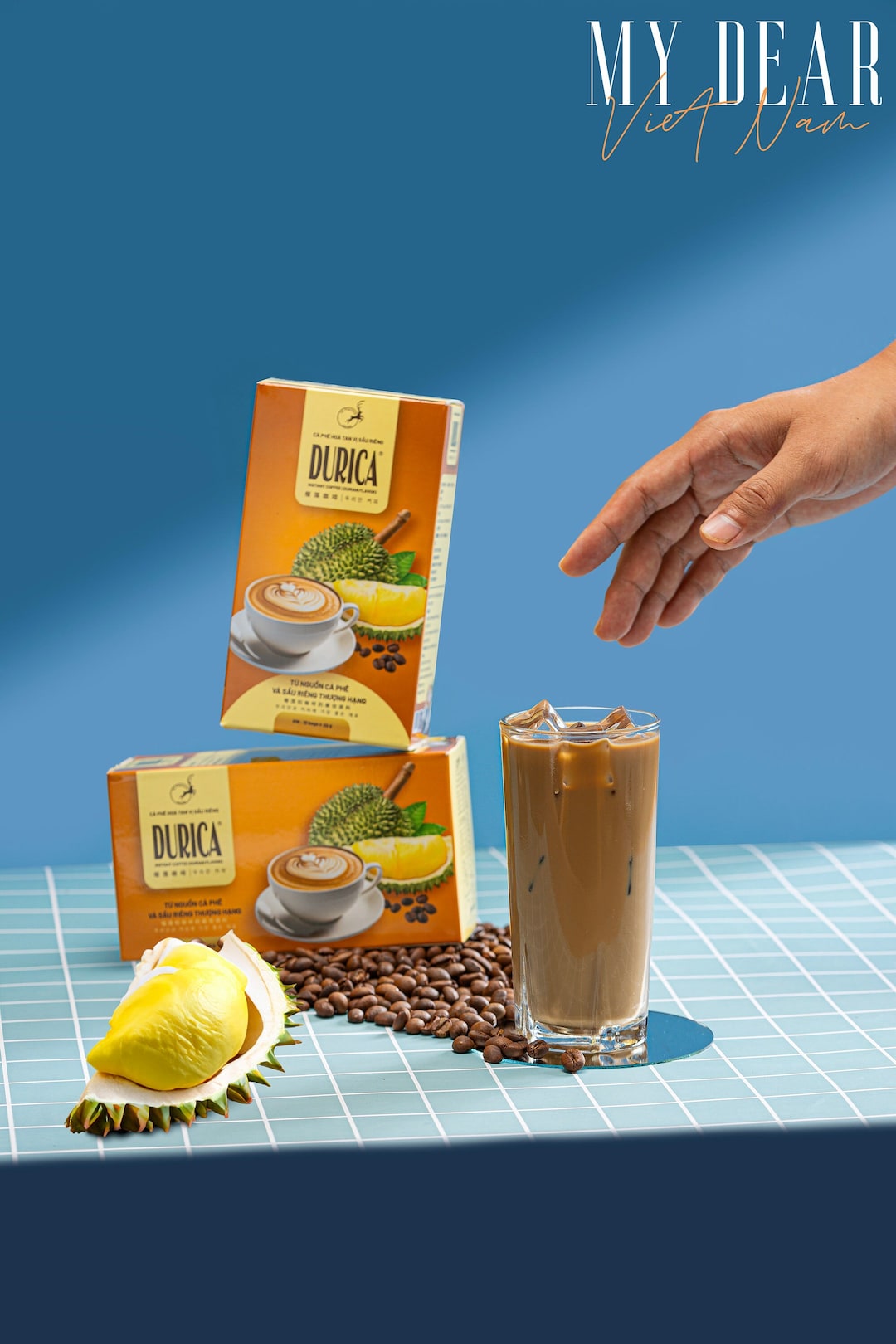 Vietnamese Coffee, Instant Durian Coffee 10 Sticks X 20g, Cà Phê Hòa ...