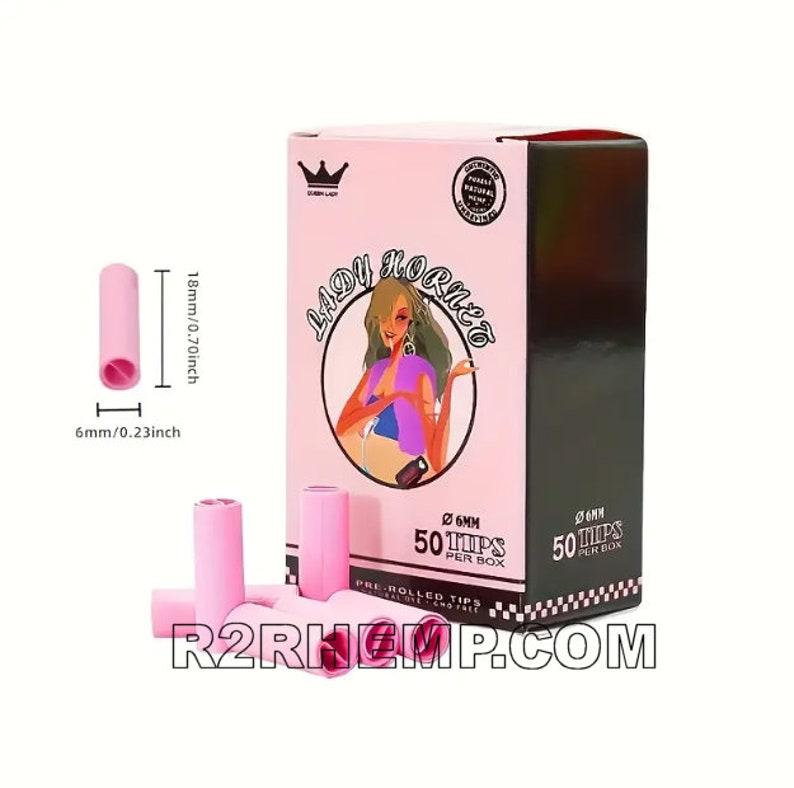 5 Packs Lady Pink Rolling Papers 2 Styles 1.25 Organic Papers Blazy ...