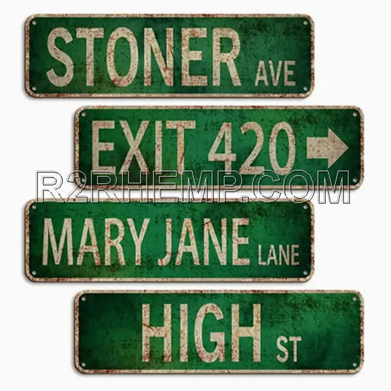 Weed Sign - Etsy