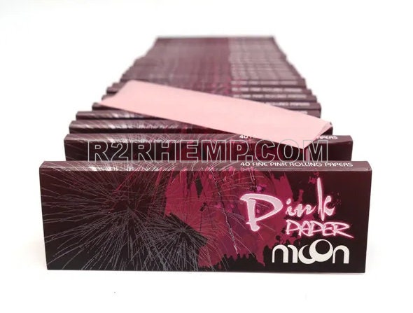 5 Packs Lady Pink Rolling Papers 2 Styles 1.25 Organic Papers Blazy ...