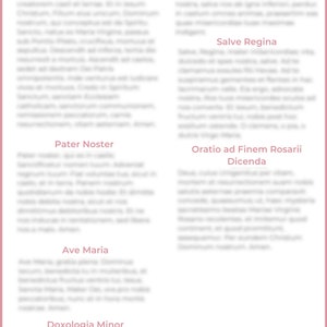 How to Pray the Rosary in Latin - Etsy