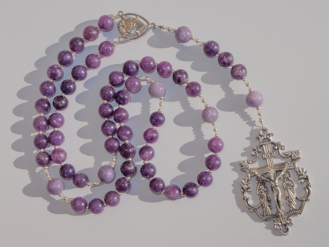 Lent Rosary Rosary Catholic Gift Lent Heirloom Rosay - Etsy