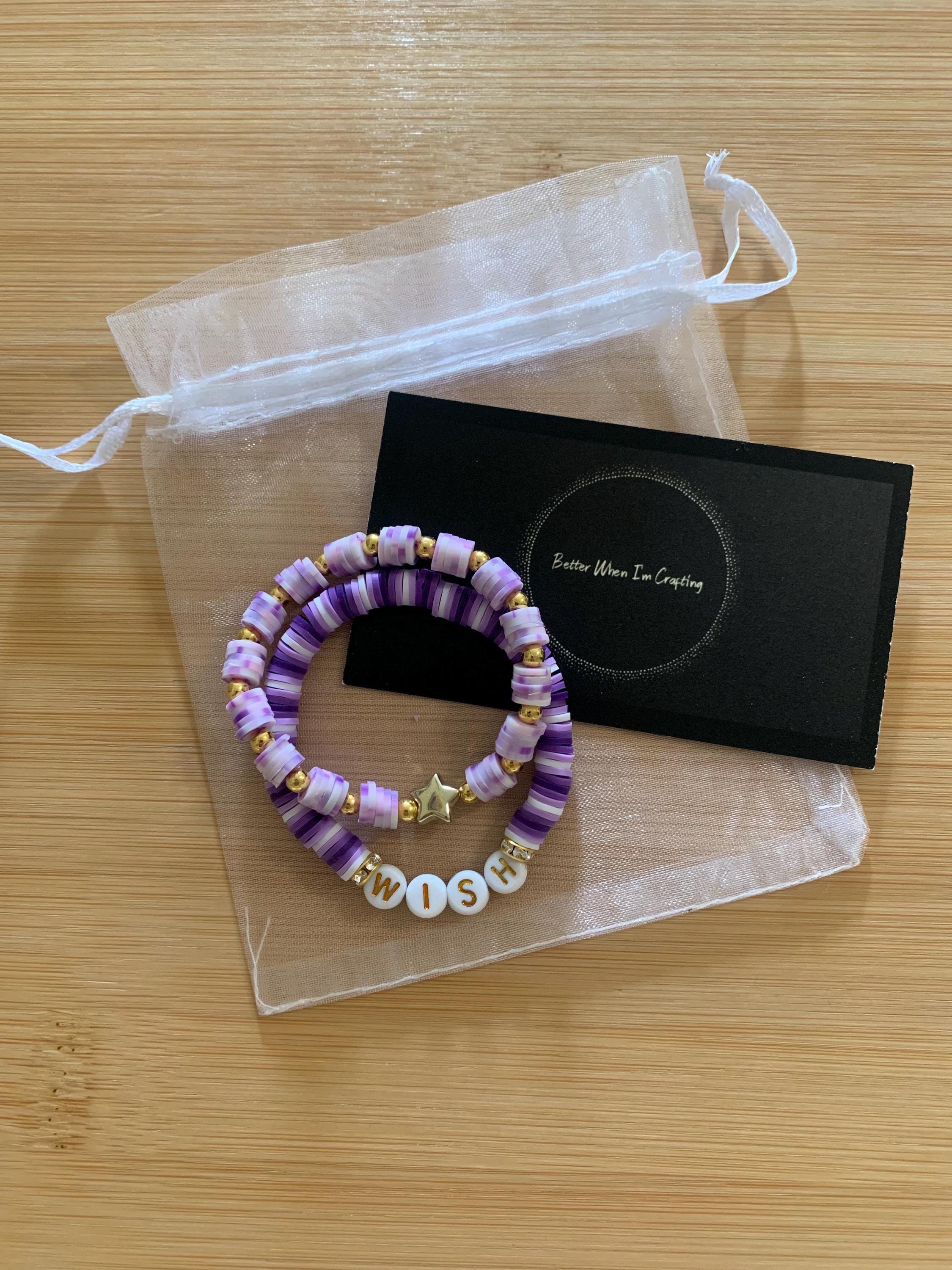 Custom Clay Bead Bracelet - Etsy