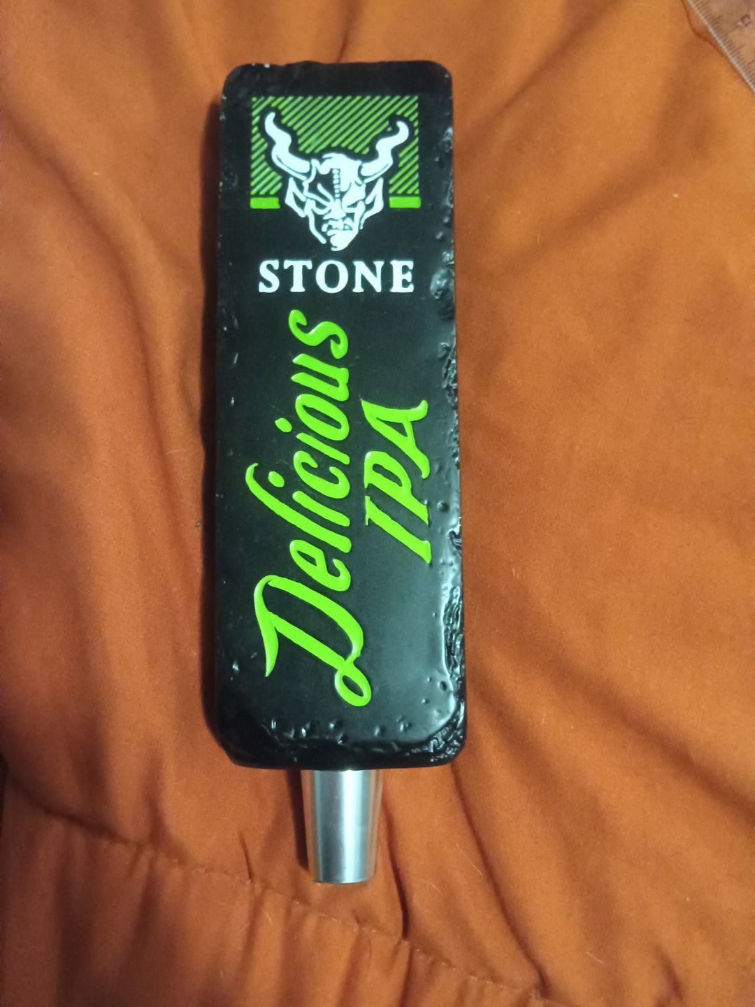 Stone IPA Green Devil Beer Tap Handle - Etsy