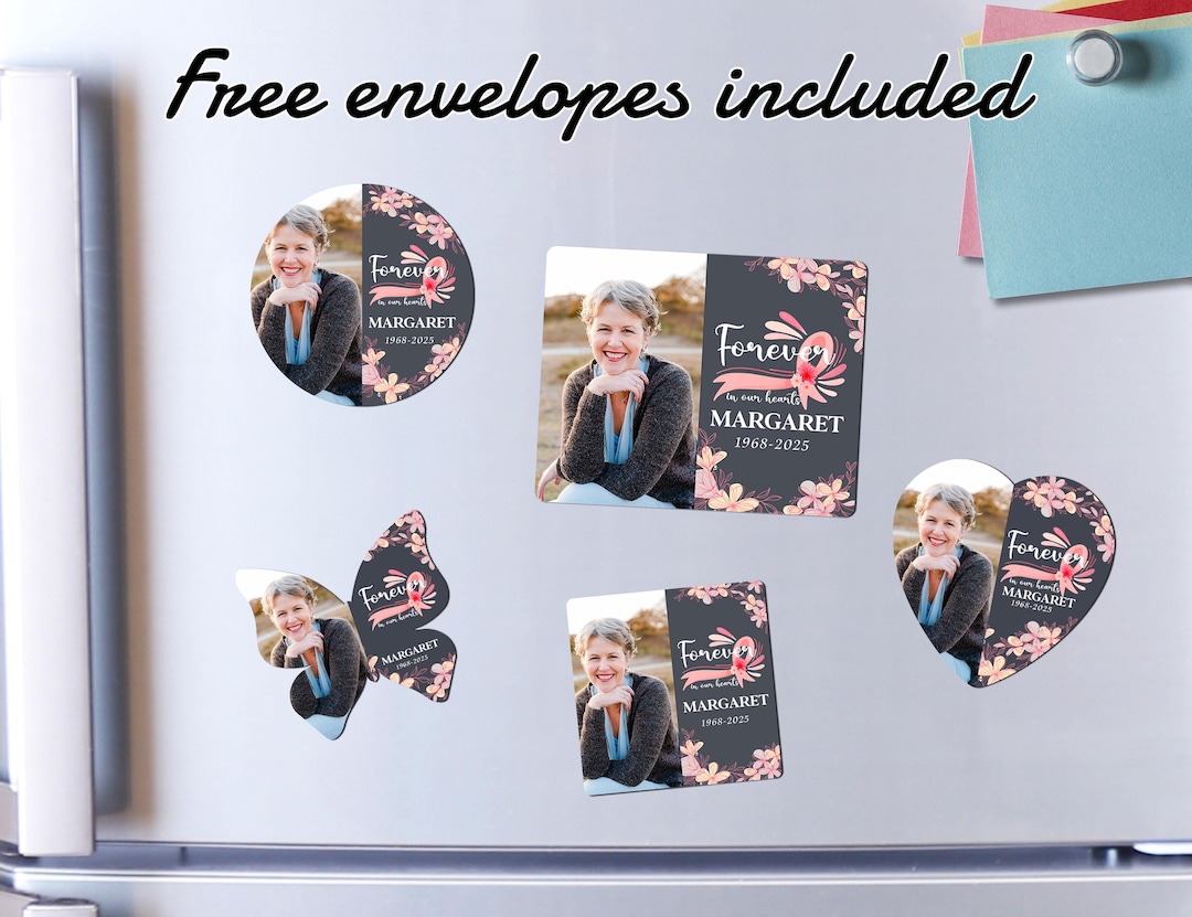 Bulk Photo Magnet Memorial Service Favors Celebration of Life Favor in ...