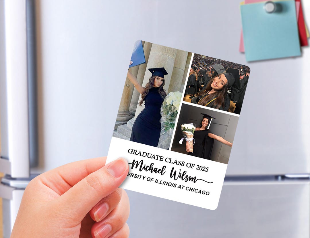 Graduation Photo Fridge Magnet/college Grad Gift/graduation Party Favor ...
