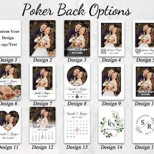 Custom Wedding Playing Cards Wedding Guest Book Alternative Wedding ...