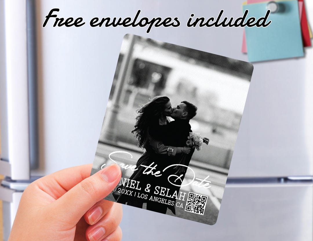 Personalized Fridge Magnet for Save the Date/photo Wedding Save the ...