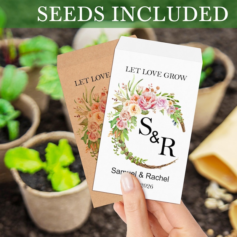 Wedding Seed Packets - Etsy