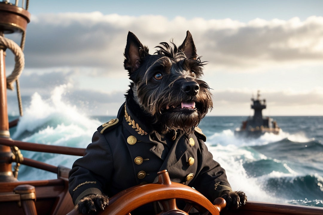 Scottish Terrier Scotty Poster AI Generated Art Dogs Home Wall ...