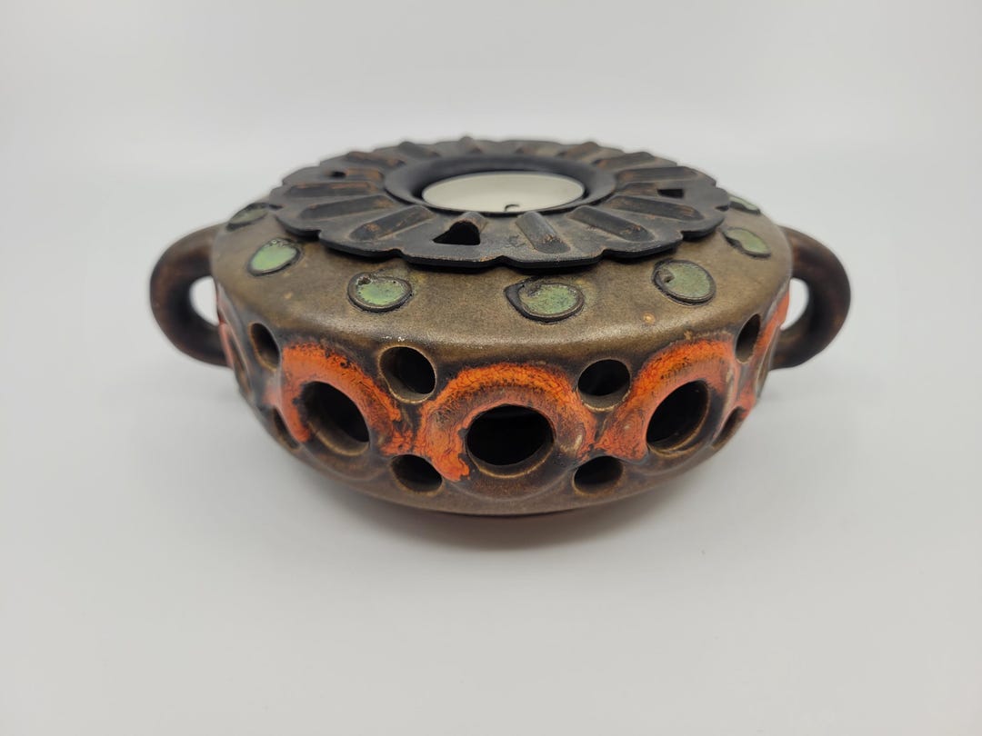 Fat Lava Tea Warmer Ceramic Tea Warmer Teapot Warmer Pot Warmer 70s ...