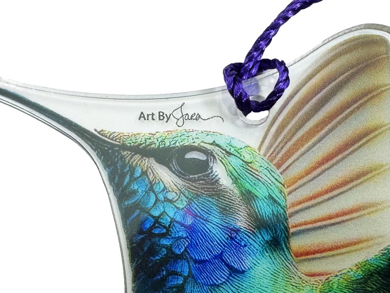 Acrylic Hummingbird Bookmark, Artistic Book Accessory, Nature Lover ...