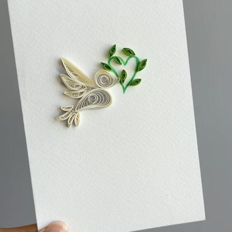 CUSTOM Card - Your Design! Handmade 3D Paper Art & Painted Card ...