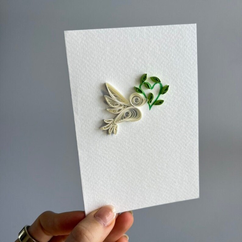 CUSTOM Card - Your Design! Handmade 3D Paper Art & Painted Card ...