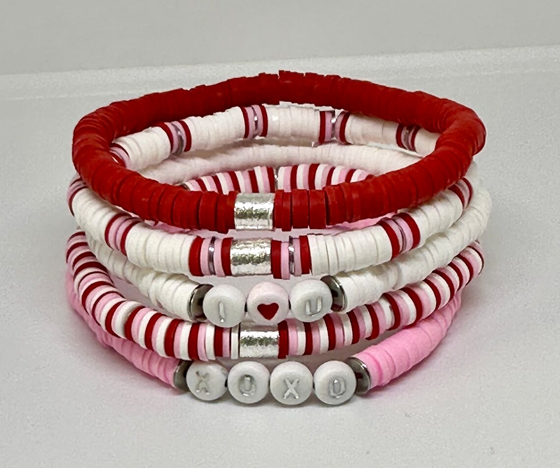 Valentines Bracelet Sets/ Valentines Day/valentines Gift/stacking ...