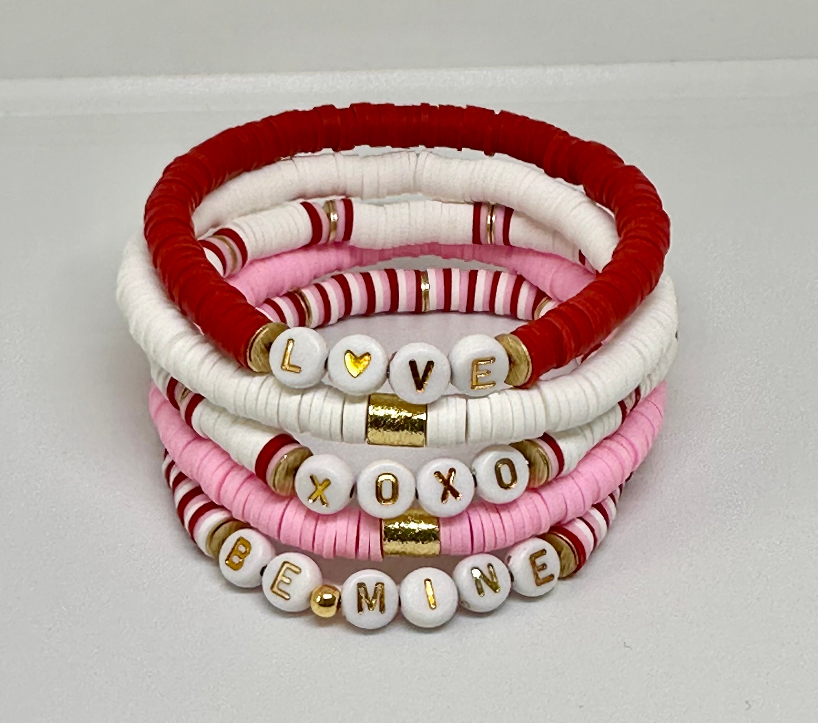 Valentines Bracelet Sets/ Valentines Day/valentines Gift/stacking ...