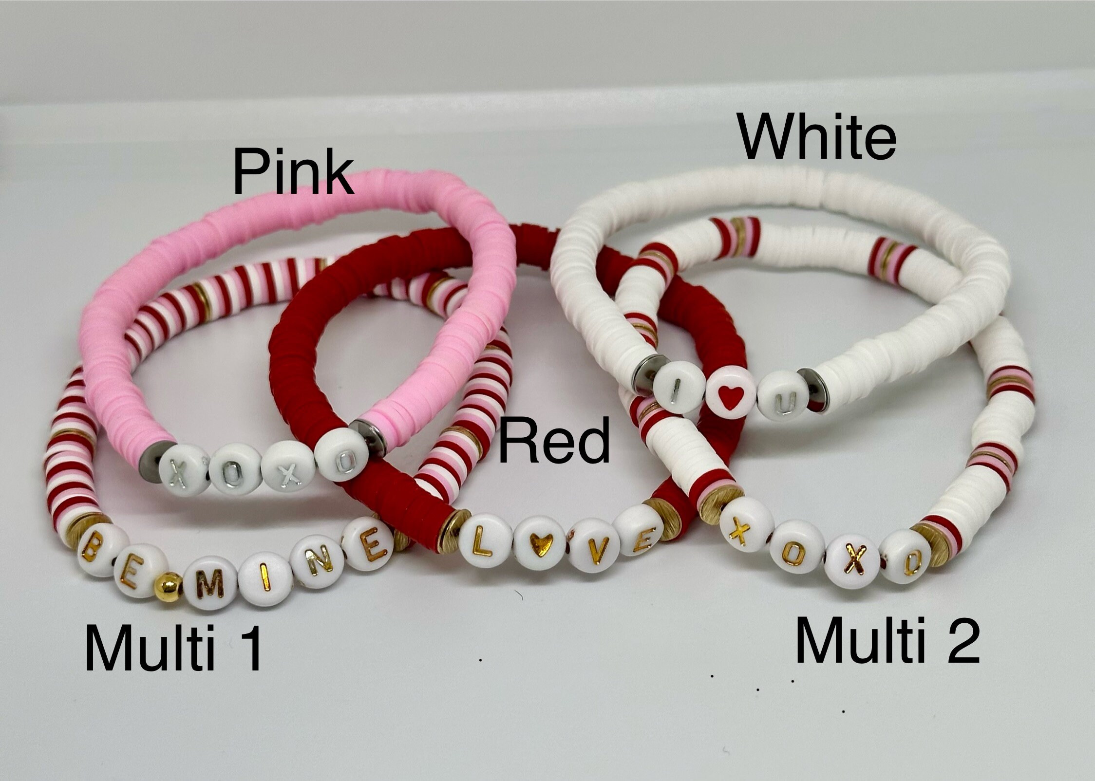 Valentines Bracelet Sets/ Valentines Day/valentines Gift/stacking ...