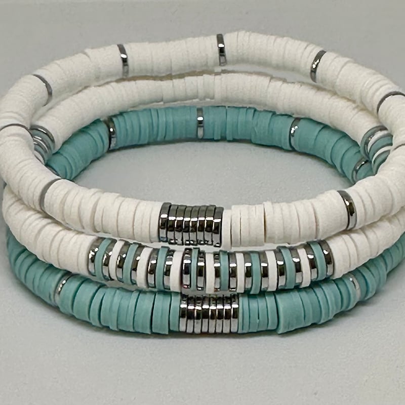 Blue White Beads - Etsy