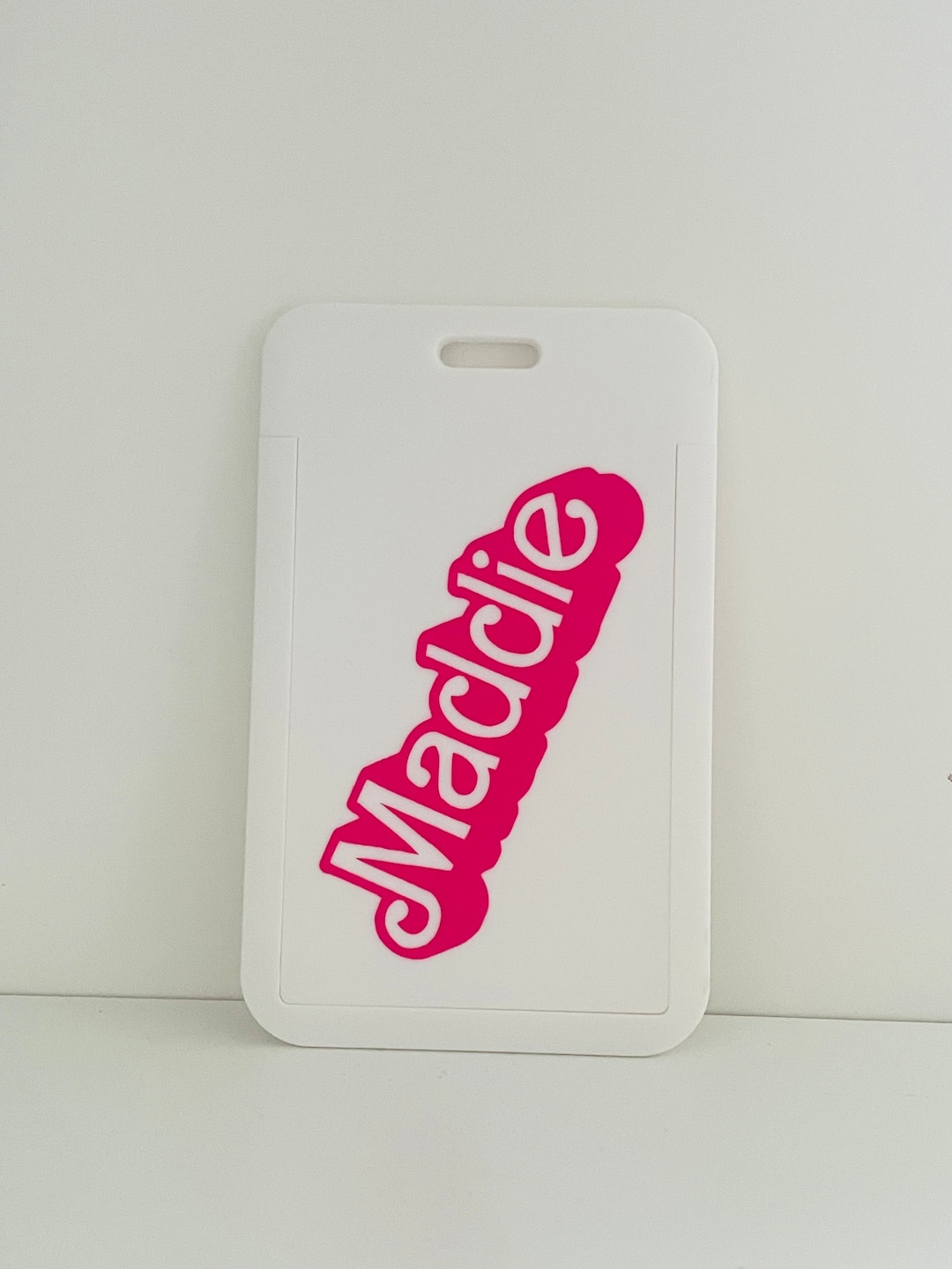 Barbie Font Personalised Name ID Card Holder Barbie Id Card - Etsy
