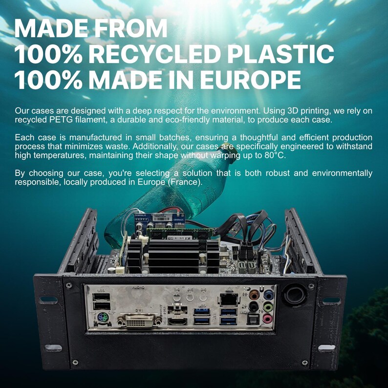 Rackmount 2U NAS PC Case - 10-inch Network Cabinet - Mini-itx ...