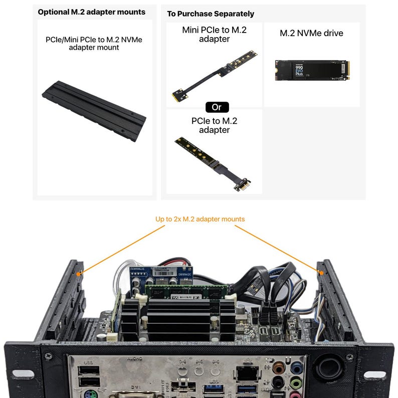 Rackmount 2U NAS PC Case - 10-inch Network Cabinet - Mini-itx ...