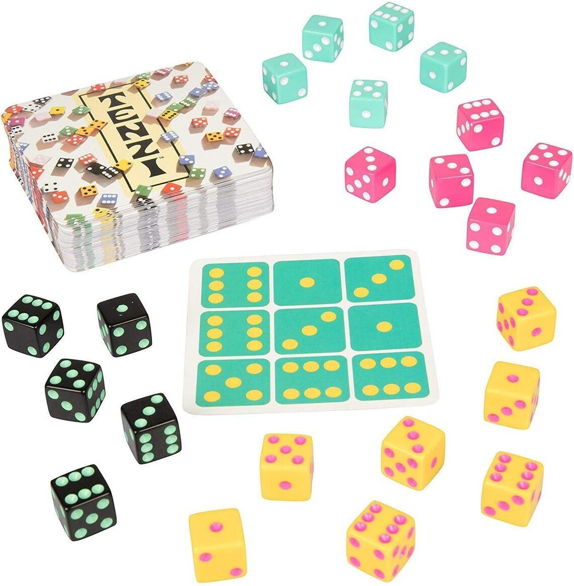 TENZI 77 Ways to Play the Add-on Card Set for the Dice Party Game ...