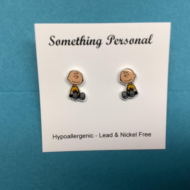 Charlie Brown & the Peanuts Gang Post Earrings - 8 Options - Gift Boxed ...
