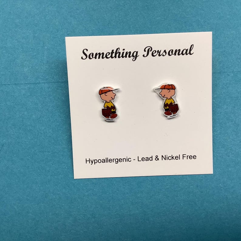 Charlie Brown & the Peanuts Gang Post Earrings - 8 Options - Gift Boxed ...