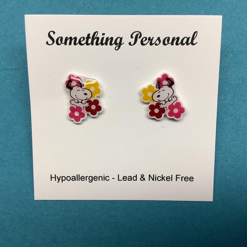 Charlie Brown & the Peanuts Gang Post Earrings - 8 Options - Gift Boxed ...