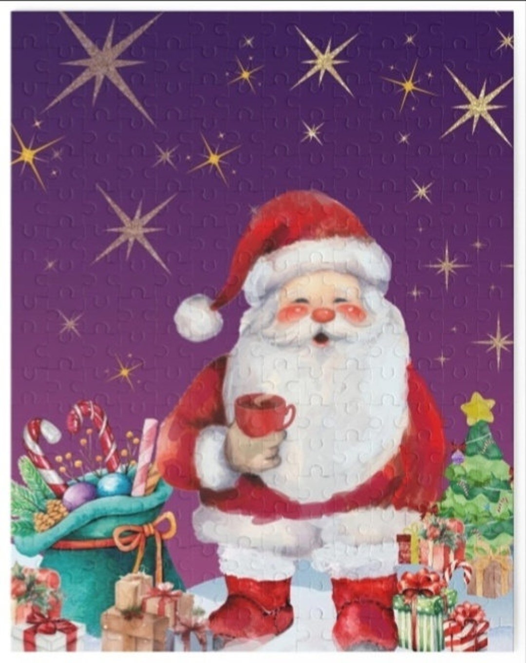Christmas Santa Puzzle Different Sizes 120 252 500-piece - Etsy