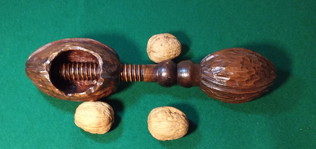 Wooden Nutcracker With Screw Lock - Etsy