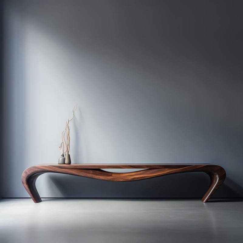 Sculptural Bench - Etsy