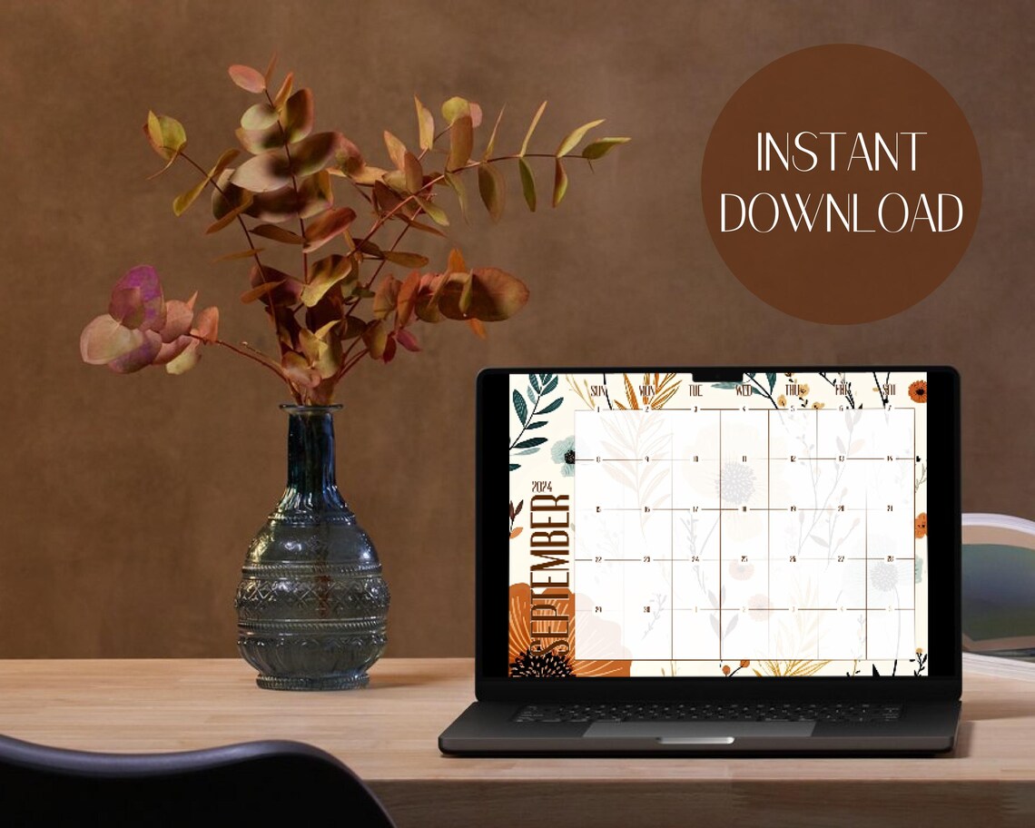 September 2024 Calendar Printable Fillable September Calendar 2024 ...