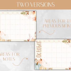 October 2024 Calendar Printable Fillable October Calendar 2024 Autumn ...