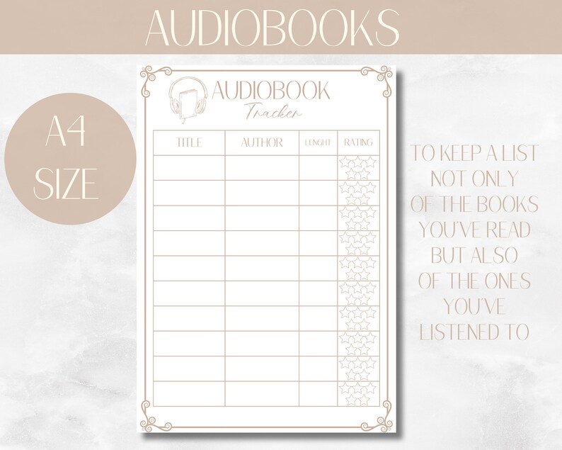Printable Reading Journal Printable Reading Planner Book Journal Book ...