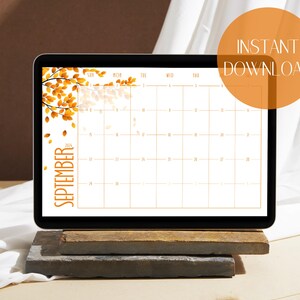 September 2024 Calendar Printable Fillable September Calendar 2024 ...