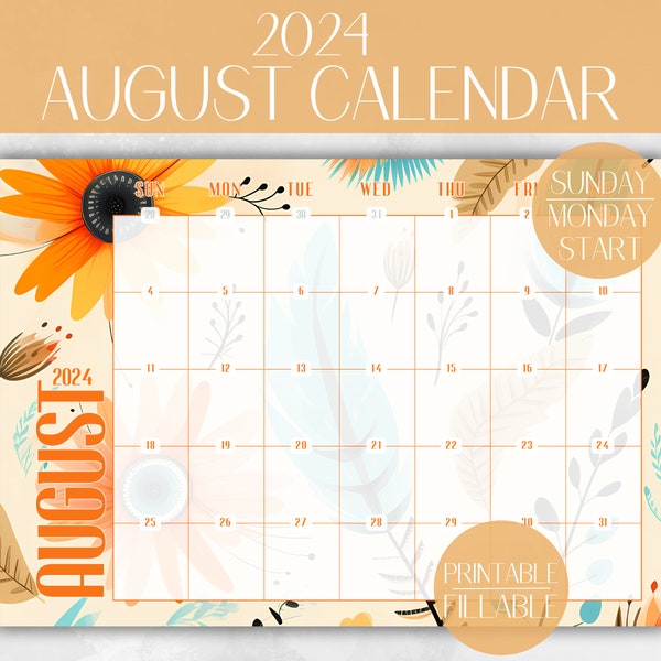 2024 Calendar - Etsy