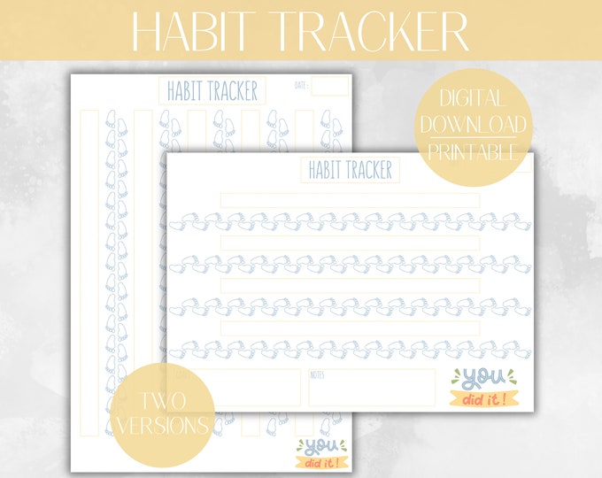 Monthly Habit Tracker Printable: Mandala Goal Planner (canva PDF ...
