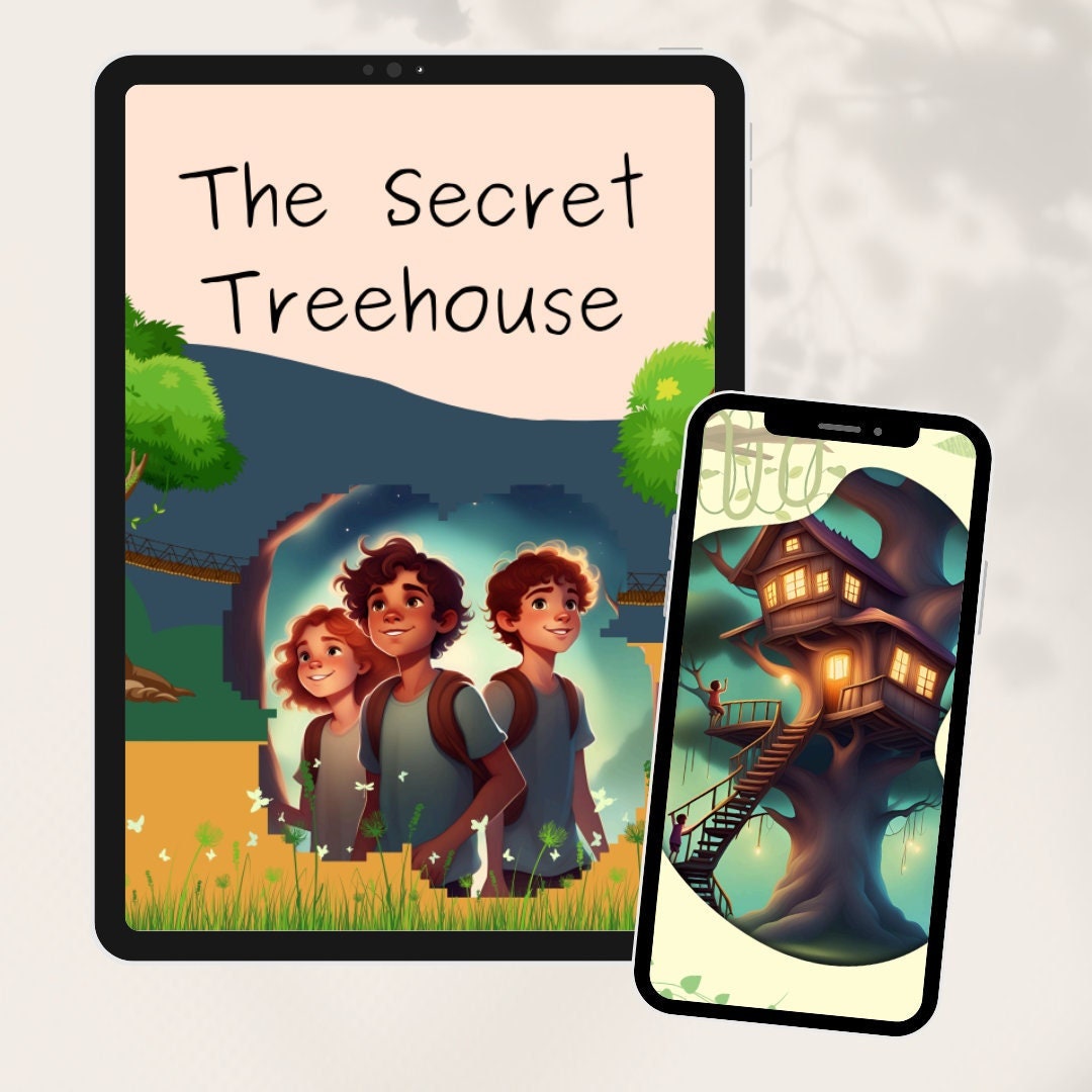 The Secret Treehouse | Digital Children's Bedtime Stories Kids Story ...