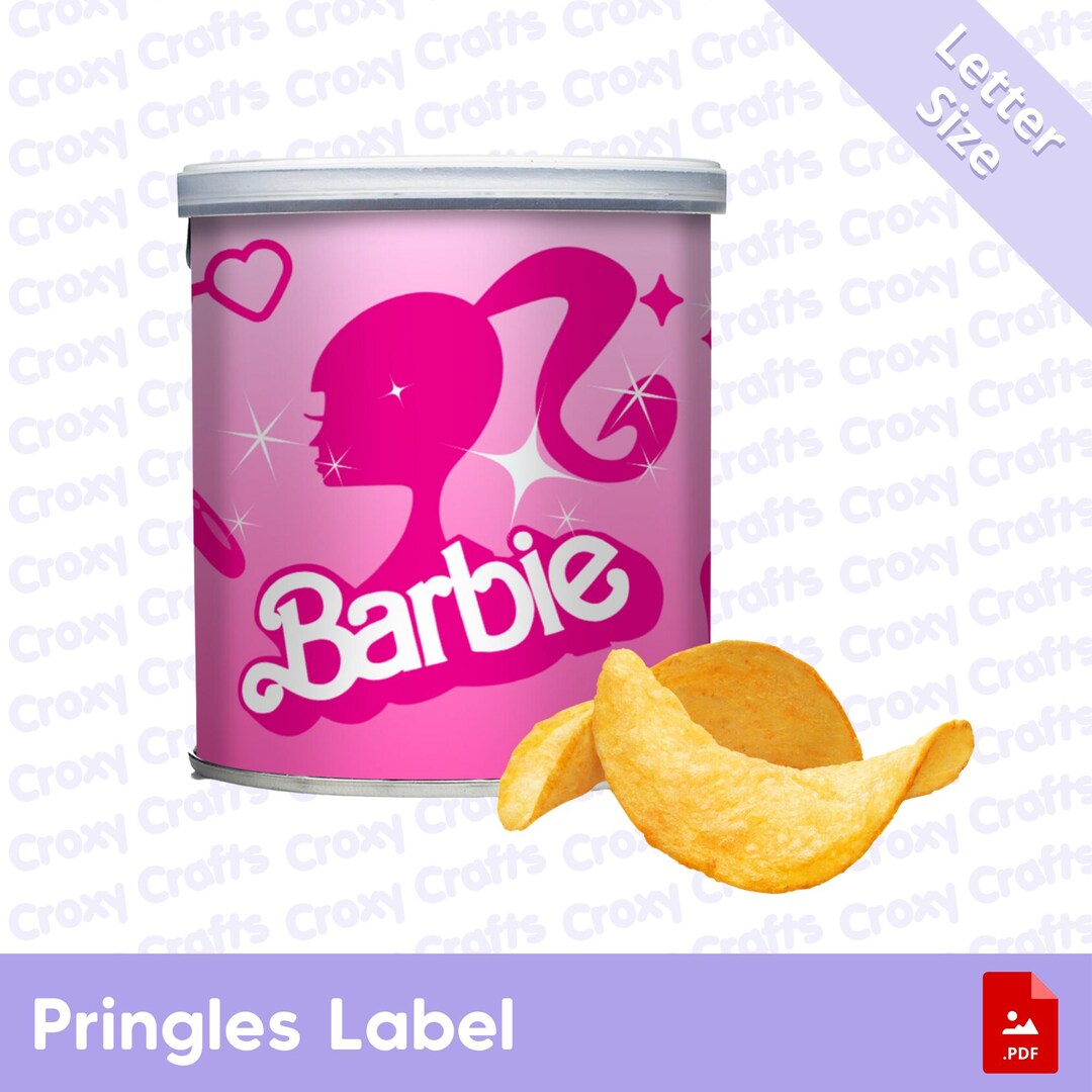 Label Pringles / Party Decorations / Barbie - Etsy