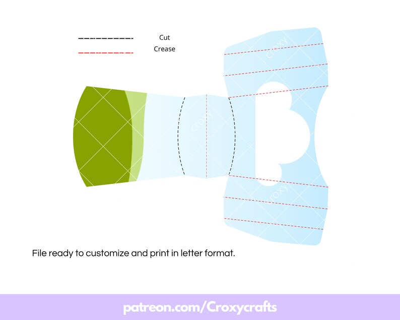 Editable Canva Template: 100% Printable French Fries Box Design - Etsy