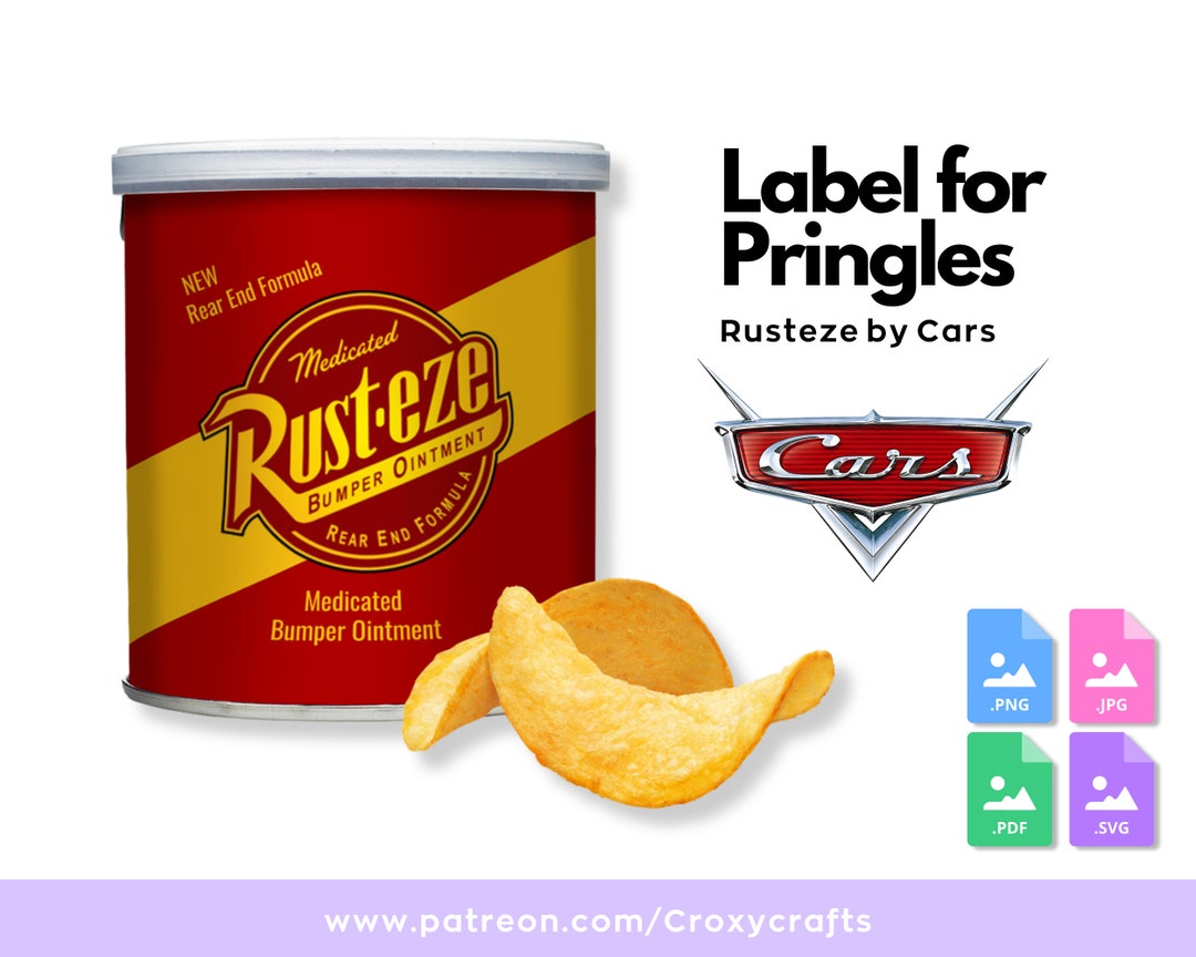 Label Pringles Rusteze / Cars / Party Decorations - Etsy